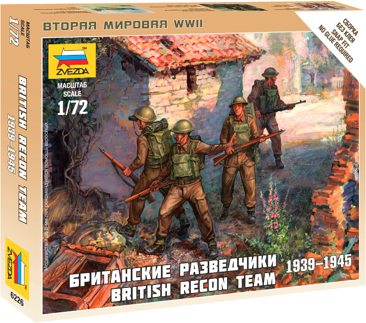 Download British Recon Team 1939-1945 - Zvezda 6226 - 1/72 British ...