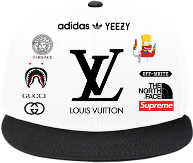 Download Snap Back Flat Bill Hat - Top 10 Fashion Logos - Full Size PNG ...