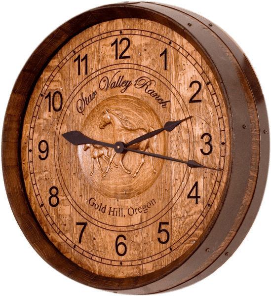 Download Western & Ranch - Clock - Full Size PNG Image - PNGkit