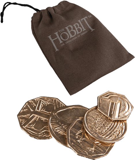 Download Hobbit The Desolation Of Smaug 5 Coin Smaug Pouch - Full Size ...