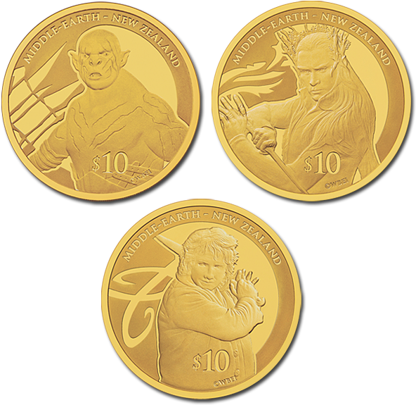 Download The Desolation Of Smaug Premium Gold Coin Set - Hobbit ...