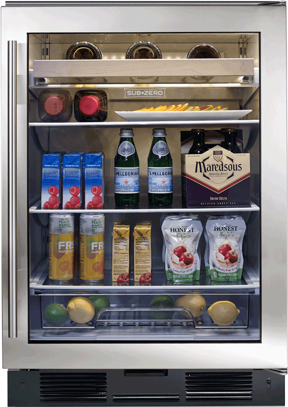 Download Sub Zero Uc-24bg Beverage Center - Sub-zero 24" Undercounter ...