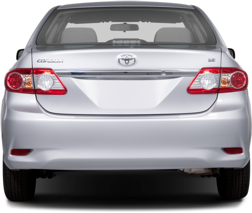 Download 2012 Toyota Corolla Rear - Full Size PNG Image - PNGkit