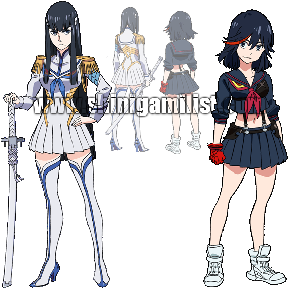 Download Ryuko Matoi Character Sheet - Kill La Kill Ryuko Satsuki ...
