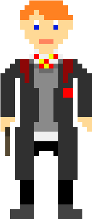 Download Ron Weasley - Ron Weasley Pixel Art - Full Size PNG Image - PNGkit