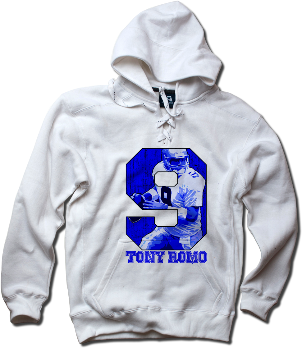 Download Tony Romo - Hoodie - Full Size PNG Image - PNGkit