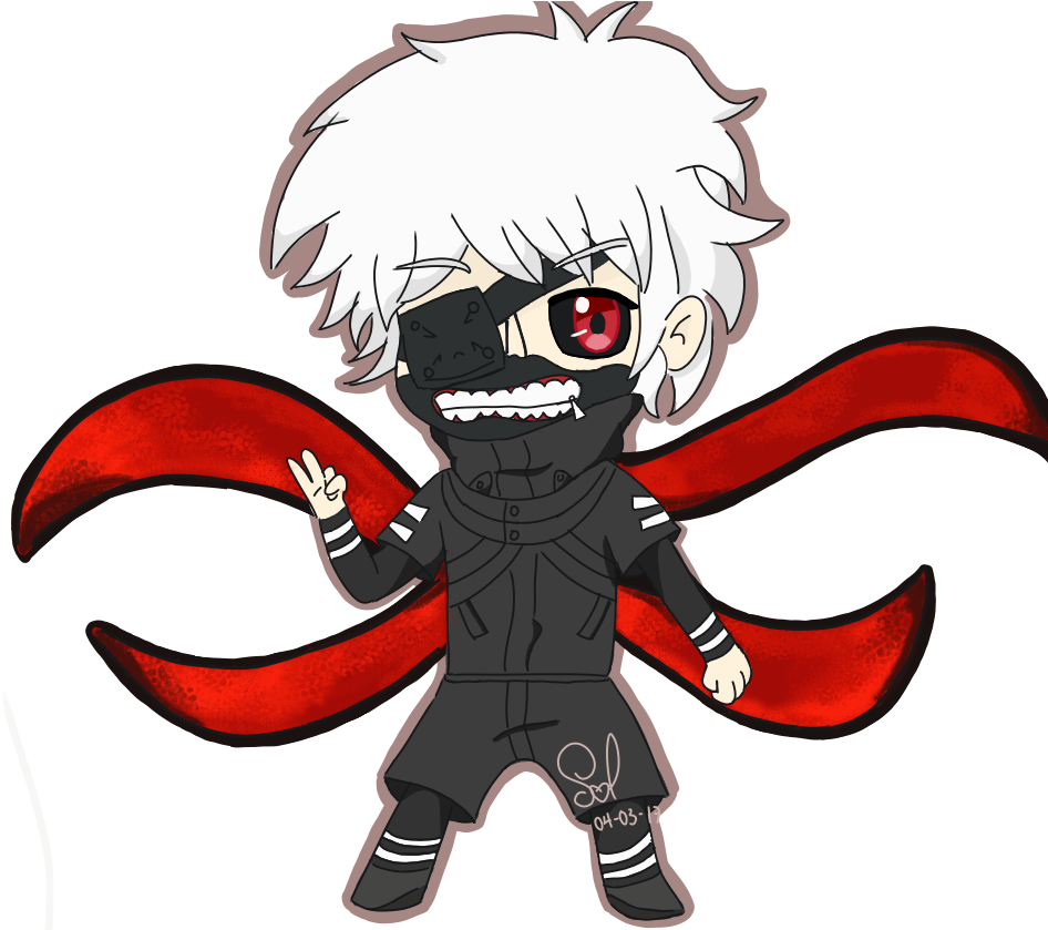 Download Kaneki Ken - Cartoon - Full Size PNG Image - PNGkit