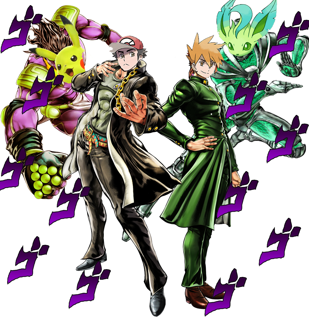 Download Jojo,jjba - Red And Green Jojo - Full Size PNG Image - PNGkit