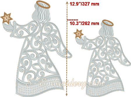 Download Comparison Between Large And Small Christmas Angel - Christmas ...