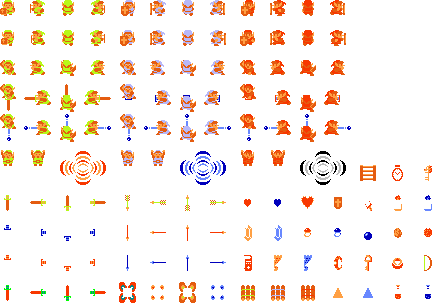 Download Link - Zelda 1 Sprite Sheet - Full Size PNG Image - PNGkit