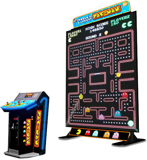Download Bandai Namco Worlds Largest Pac Man/galaga Machine - Worlds ...