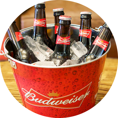Download Bud Beer Bucket - Budweiser 5-quart Bucket, Silver 155038 - Full Size PNG Image - PNGkit