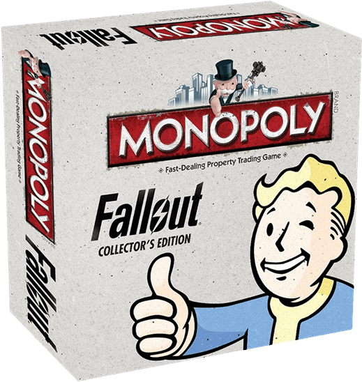 Download Fallout Monopoly Board Game - Full Size PNG Image - PNGkit