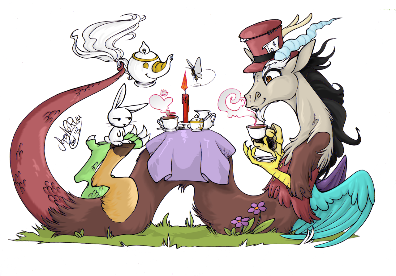 Download Alice In Wonderland, Angel Bunny, Artist - My Little Pony ...