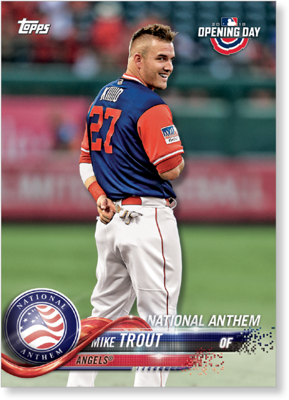 Download Mike Trout - Mike Trout Baseball Card From 2018 - Full Size ...