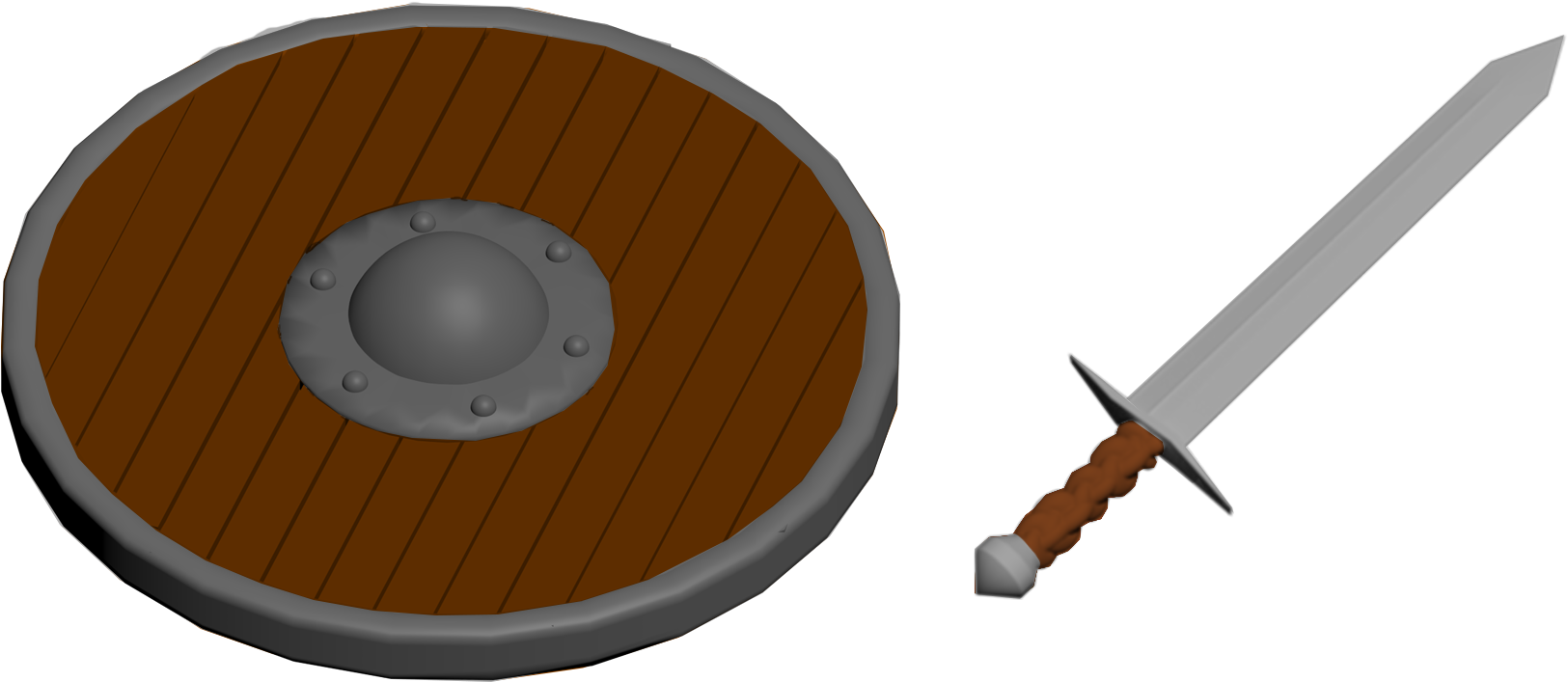 Download Shield Render Viking Sword And Shield - Viking Sword - Full ...