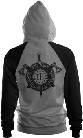 Download Three Percenter Pullover Raglan Hoodie - Whats The Three ...