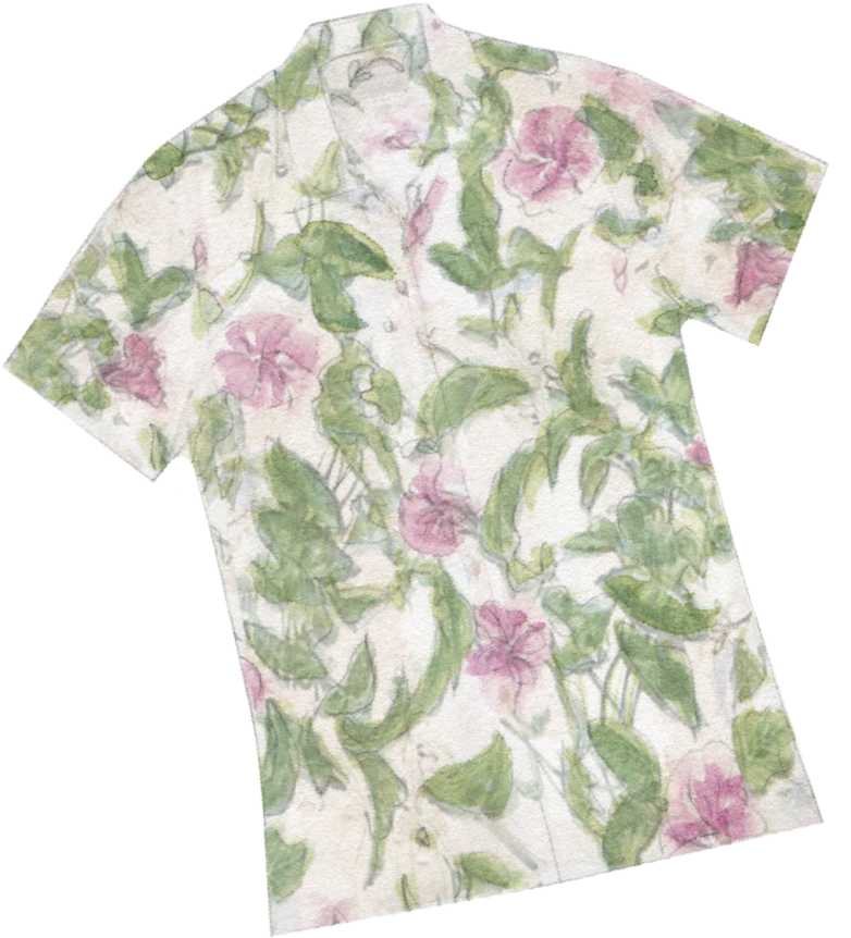 Download Hawaiian Shirt V2-01 - Aloha Shirt - Full Size PNG Image - PNGkit