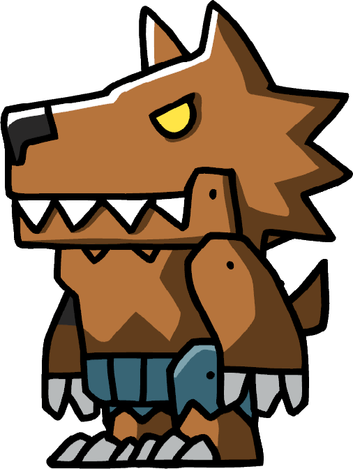 Download Werewolf - Scribblenauts Wolf - Full Size PNG Image - PNGkit