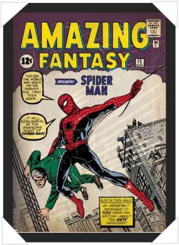 Download #325 - Comic Book Cover Spider-man Issue 1 Wall Stickers ...