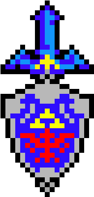 Pixel Hylian Shield