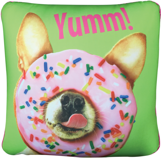 Download Picture Of Avanti™ Yumm Donut Microbead Pillow - Doghnut Dog ...