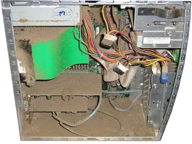 Download Dirty Computer Case - Inside Computer Dirty - Full Size PNG ...