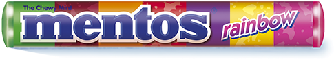 Download Mentos Rainbow Chewy Mints - Mentos Rainbow - Full Size PNG ...