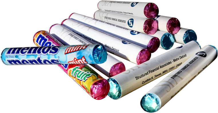Download Transparent Custom Wrapped Mentos Mints - Mentos - PNGkit