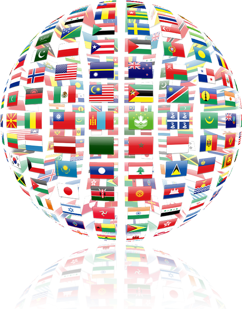 Download Artwork Depicting International Flags Assembled As - Work Of ...