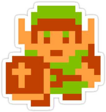 Download Zelda Clipart 8 Bit - Legend Of Zelda 1986 Link - Full Size ...