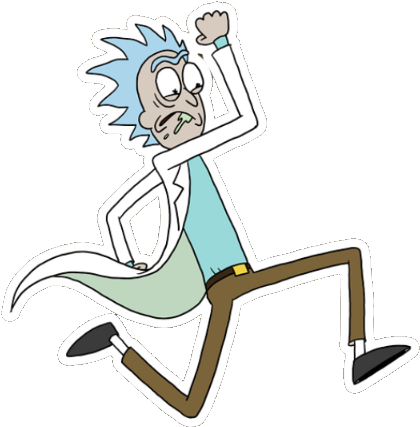 Download Rickrunning - Rick And Morty Rick Body - Full Size PNG Image ...
