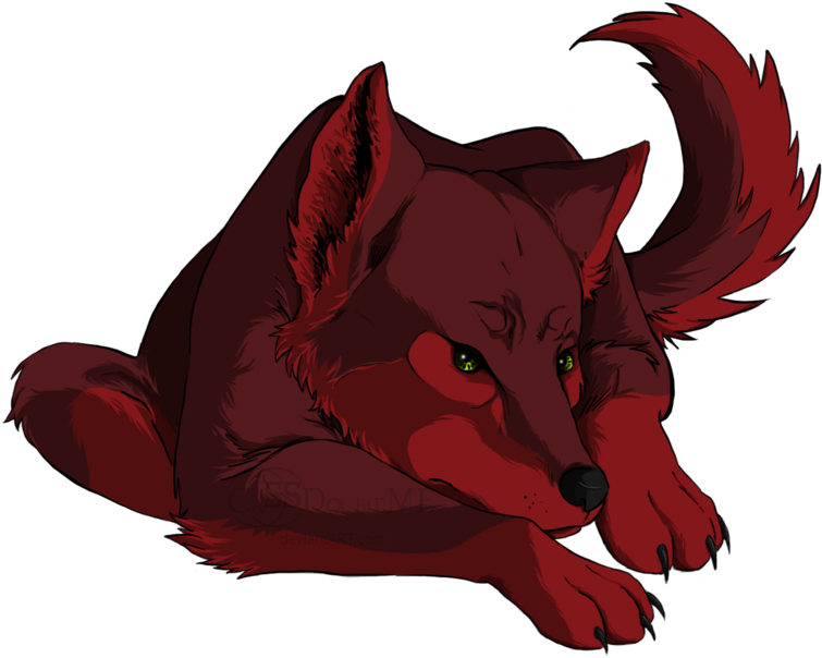 Download Red Wolf By Cassdoubleme-d4d7rwb' - Red Wolf Drawing - Full ...