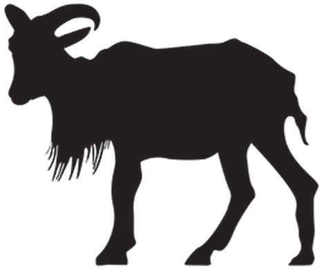 Download Goat Silhouette Png - Silhouette - Full Size PNG Image - PNGkit