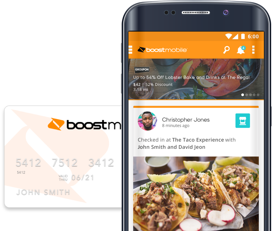 Download Boost Mobile Wallet - Boost Mobile - Full Size PNG Image - PNGkit