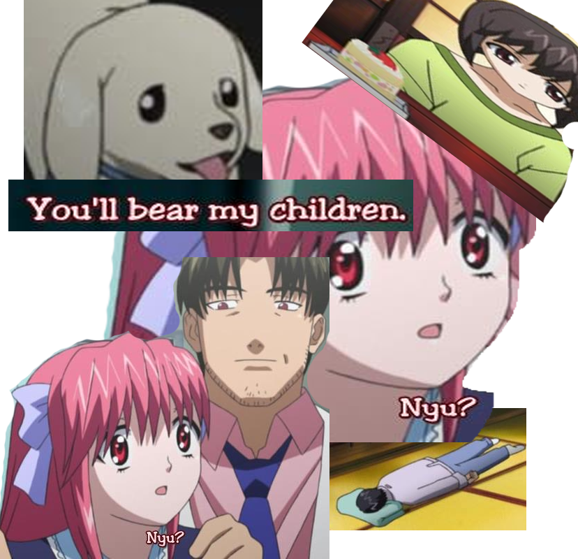 Download Elfen Lied - Cartoon - Full Size PNG Image - PNGkit