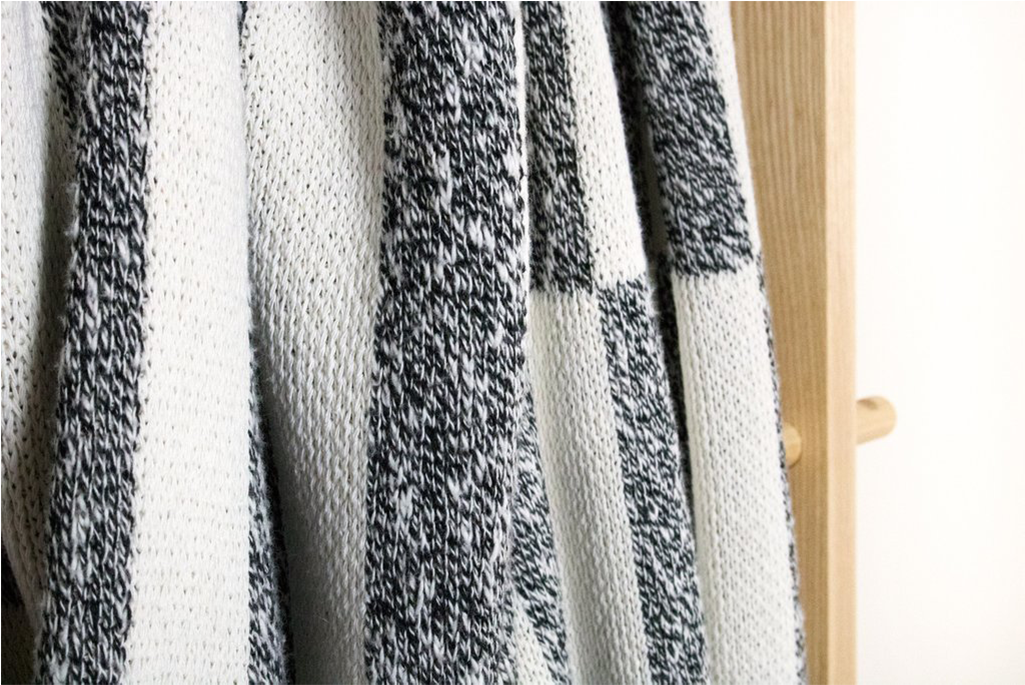 Download Marled Gray & White Aquino Patterned Throw Blanket - Blanket ...