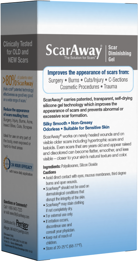 Download Scar Away - Scaraway Silicone Gel Scar Treatment, Scar ...