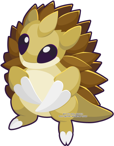 Download 028 Sandslash By Miss-glitter - Pokemon Sandslash Chibi - Full ...