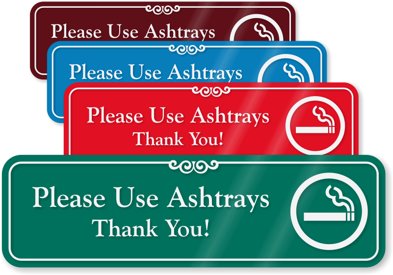 Download Transparent Zoom, Price, Buy - Please Use Ashtray Sign - PNGkit