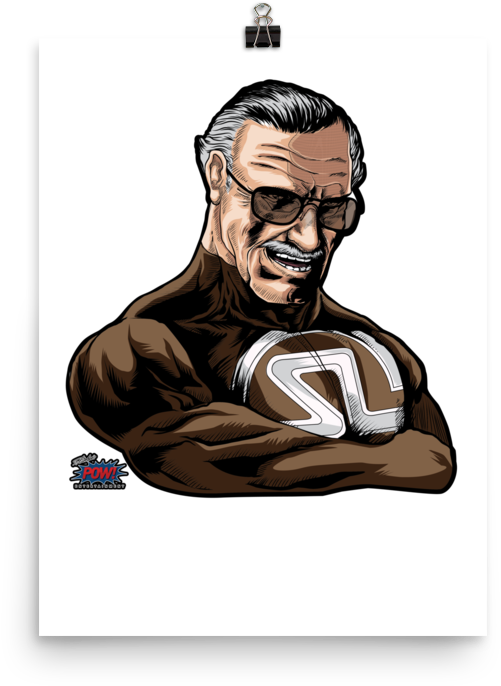 Download Super Stan Lee Poster - Stan Lee - Full Size PNG Image - PNGkit