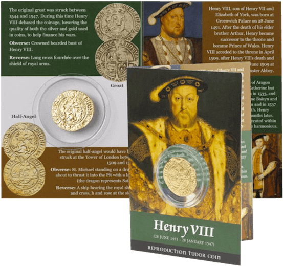 Download Henry Viii Half Angel Replica Coin Pack - Henry Viii Coin Pack ...