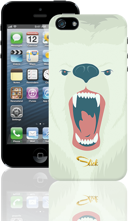 Download Angry White Wolf - Iphone 5s - Full Size PNG Image - PNGkit