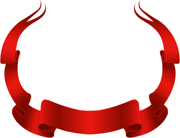 Download Banner Decorative Red Transparent Image - Clip Art - Full Size ...