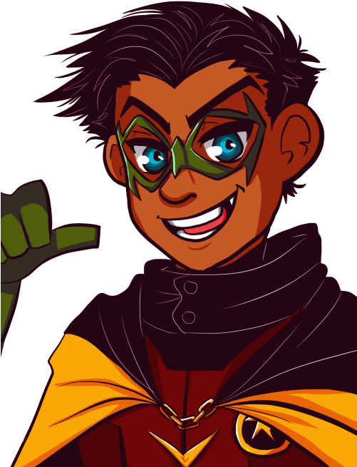 Download Dapanda Doodles Damian Wayne Robin Dc Comics Dami - Cartoon ...