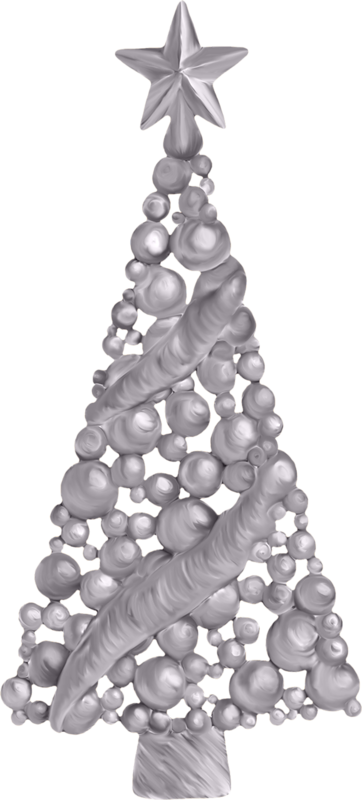 Download Silver Christmas Tree Árbol De Navidad Plateado, Árboles ...