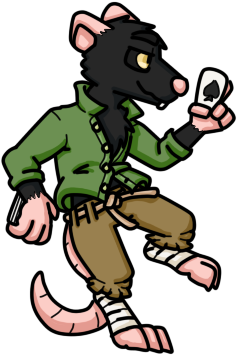 Download Card Rat - Cartoon - Full Size PNG Image - PNGkit