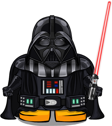 Download Darth Vader Cp - Club Penguin Darth Vader - Full Size PNG ...
