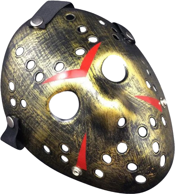Download Jason Vorhees Gold Kedai Topeng - Jason Voorhees Mask Png ...