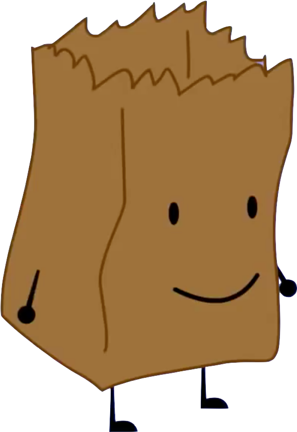 Download Paper Bag - Bfdi 14 Barf Bag - Full Size PNG Image - PNGkit